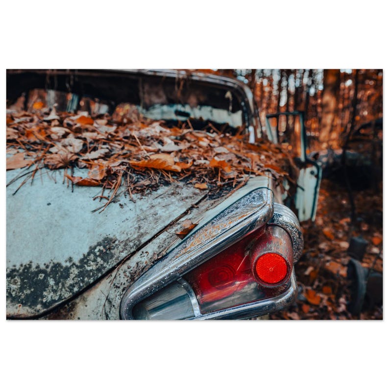 Print - Rust & Time – Vintage Tail Light Fine Art Print - Etsy