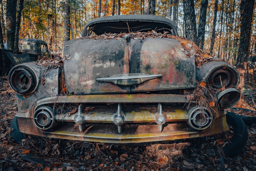 Digital Download - Muscle - A Classic Muscle Car Rusts at Old Car City ...