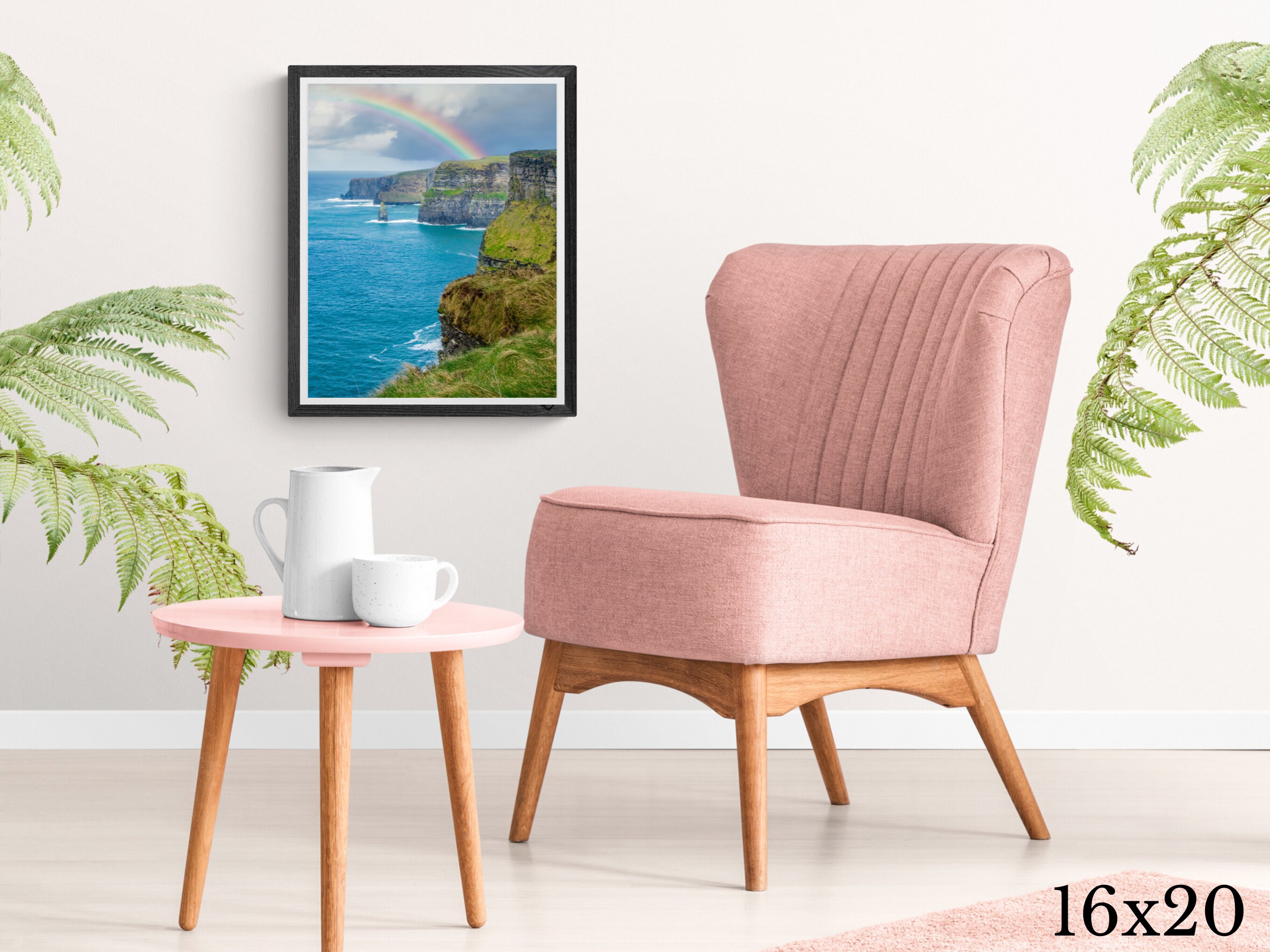 Cliffs of Moher Rainbow Ireland Vertical Landscape Photography - Etsy