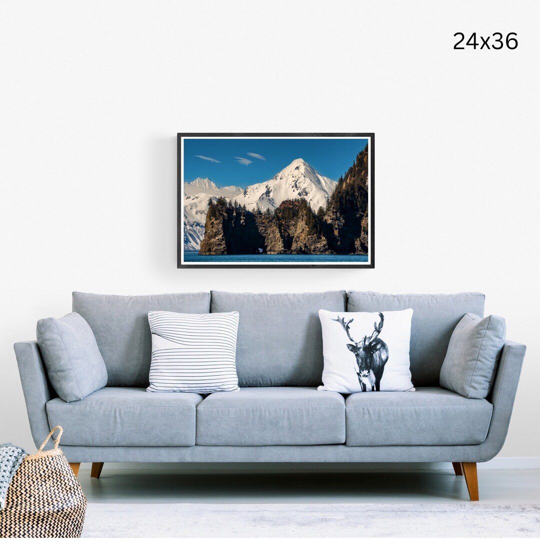 Kenai Fjords National Park Alaskan Mountain Landscape Photography - Etsy