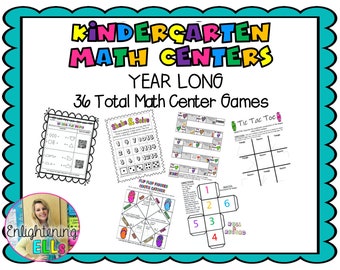4th Grade Math Centers Year Long Bundle - Etsy