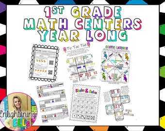 4th Grade Math Centers Year Long Bundle - Etsy