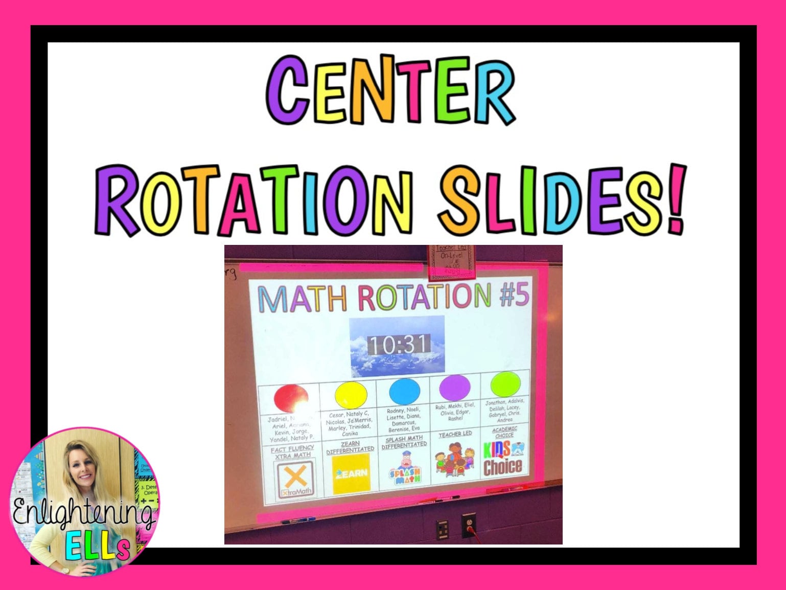 Center Rotation Slides (editable & Includes Music With Visual Timer ...
