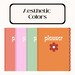 Orange Flower Digital Planner, Cute & Trendy Digital Undated Planner ...