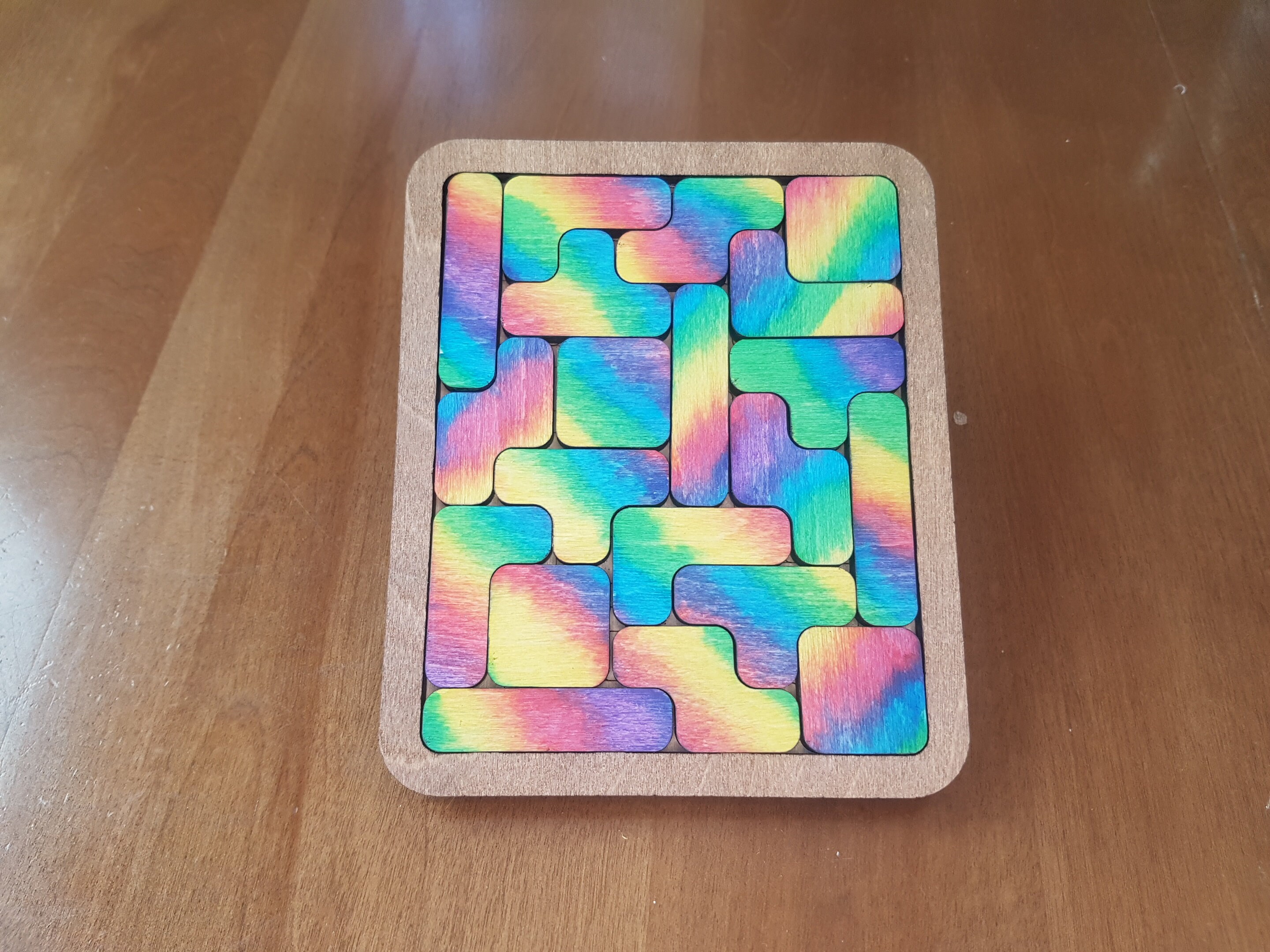 Tetris / Tetromino Puzzle Game Laser Cut Design SVG/DXF Vector Files ...