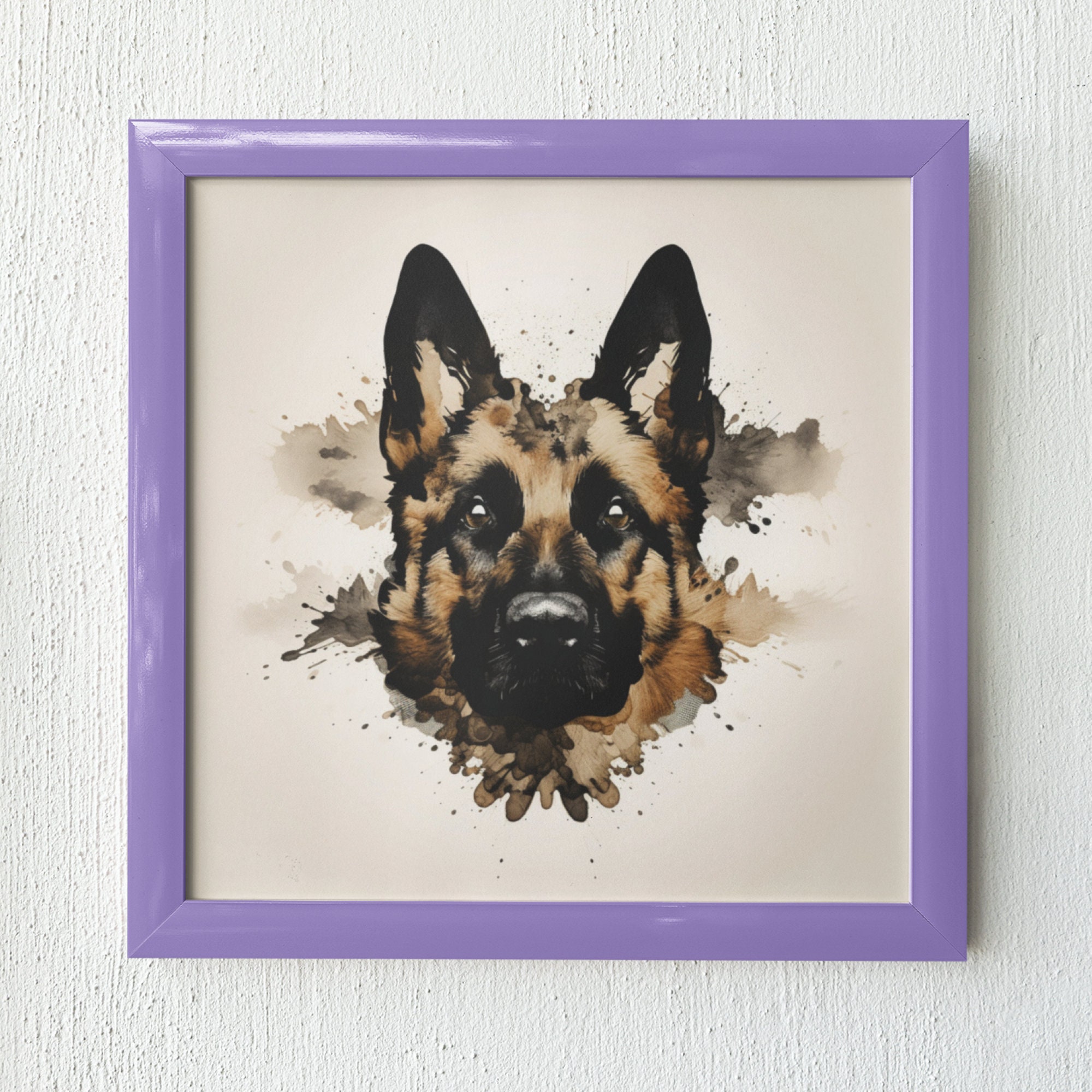 14 German Shepherd Digital Prints Dogs Ink Blot Rorschach - Etsy