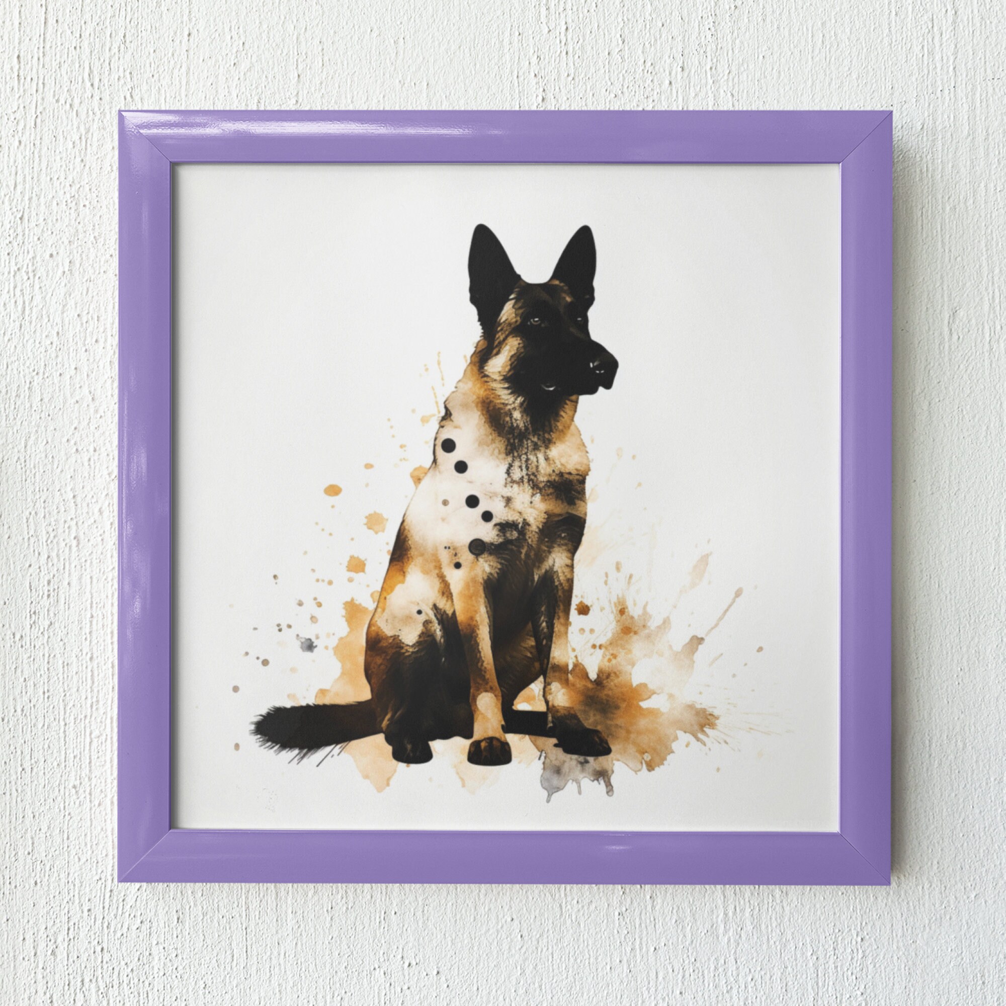 14 German Shepherd Digital Prints Dogs Ink Blot Rorschach - Etsy