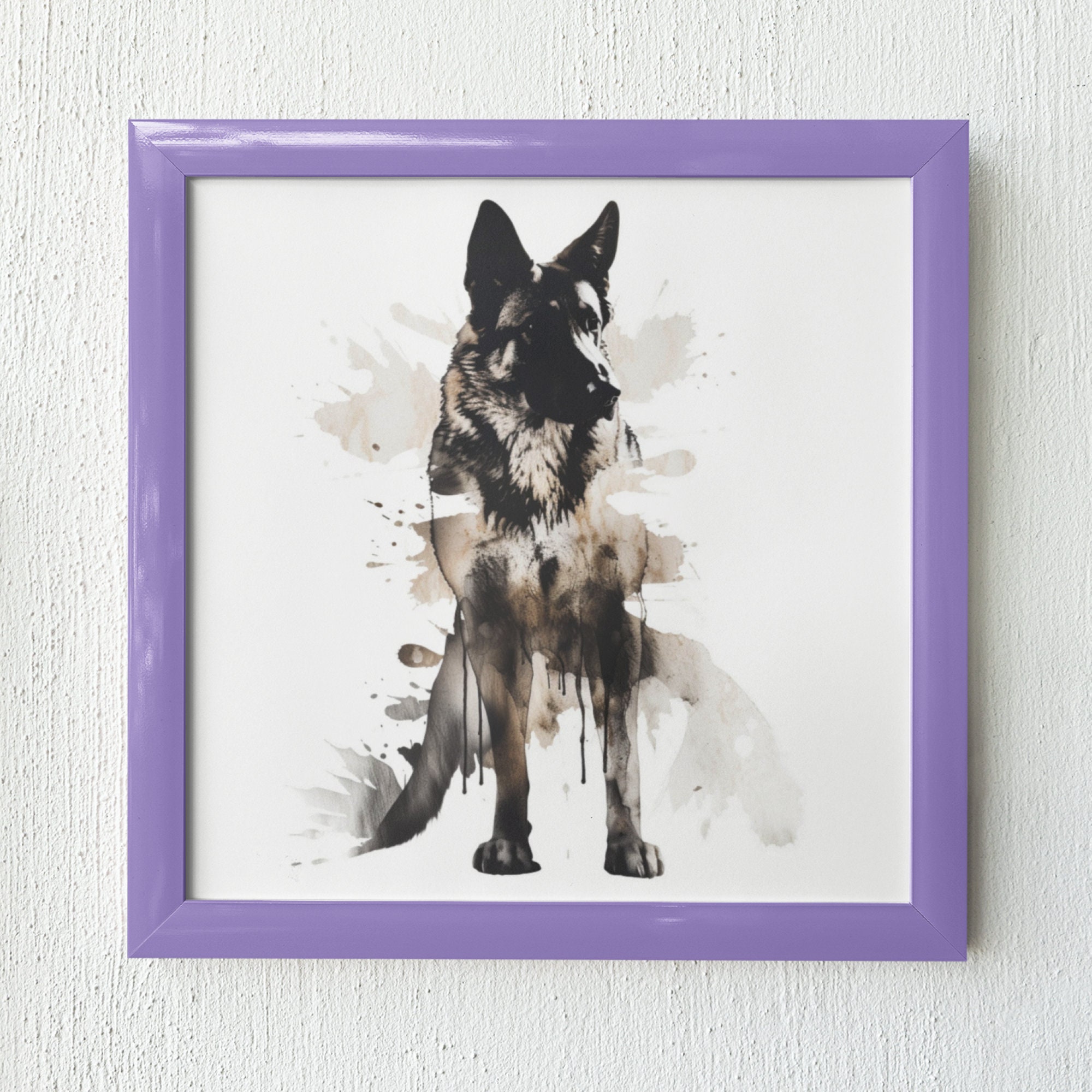 14 German Shepherd Digital Prints Dogs Ink Blot Rorschach - Etsy