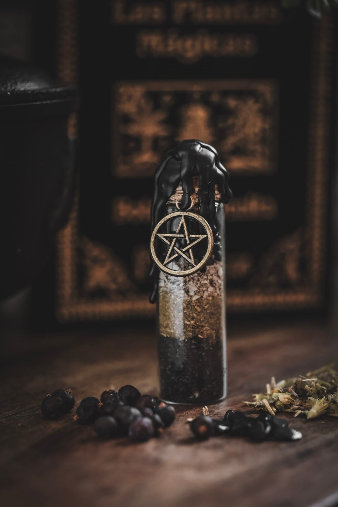 Protection Amulet. Spell Jar. Witch Pot. Witch Bottle. Size M ...