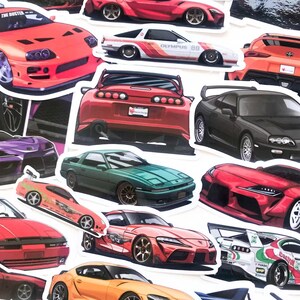23pc Japanese Classic Supra MK3 MK4 MK5 JDM Vinyl Stickers JDM Drift ...