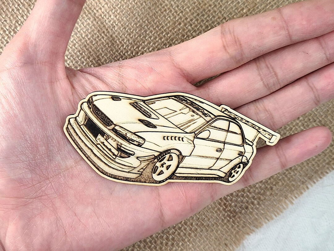 JDM Rally Legend Impreza WRX STI GC8 Gd Ge Wood Fridge Magnet Classic ...