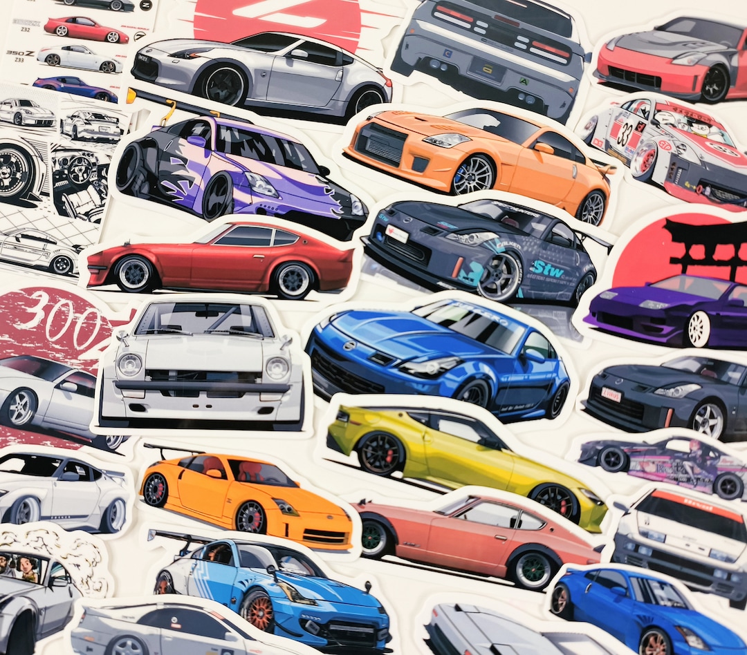 27pc JDM Drift Legend Nissan Datsun Fairlady Z 240z 280z 300sx 350z ...