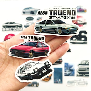 28pc Classic Japanese Corolla AE86 Trueno Levin Vinyl Stickers JDM ...