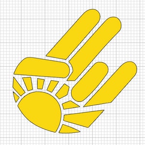 JDM Shocker Hand Sign Vinyl Decal for JDM Car Fans - Etsy