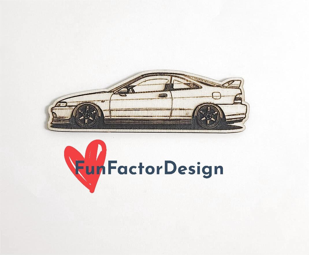 JDM Legend Integra DC2 Type R Vtec Wood Fridge Magnet Classic Japanese ...
