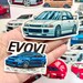 20pc JDM Rally Legend Lancer Evolution EVO 2 3 4 5 6 6.5 Vinyl Decal ...