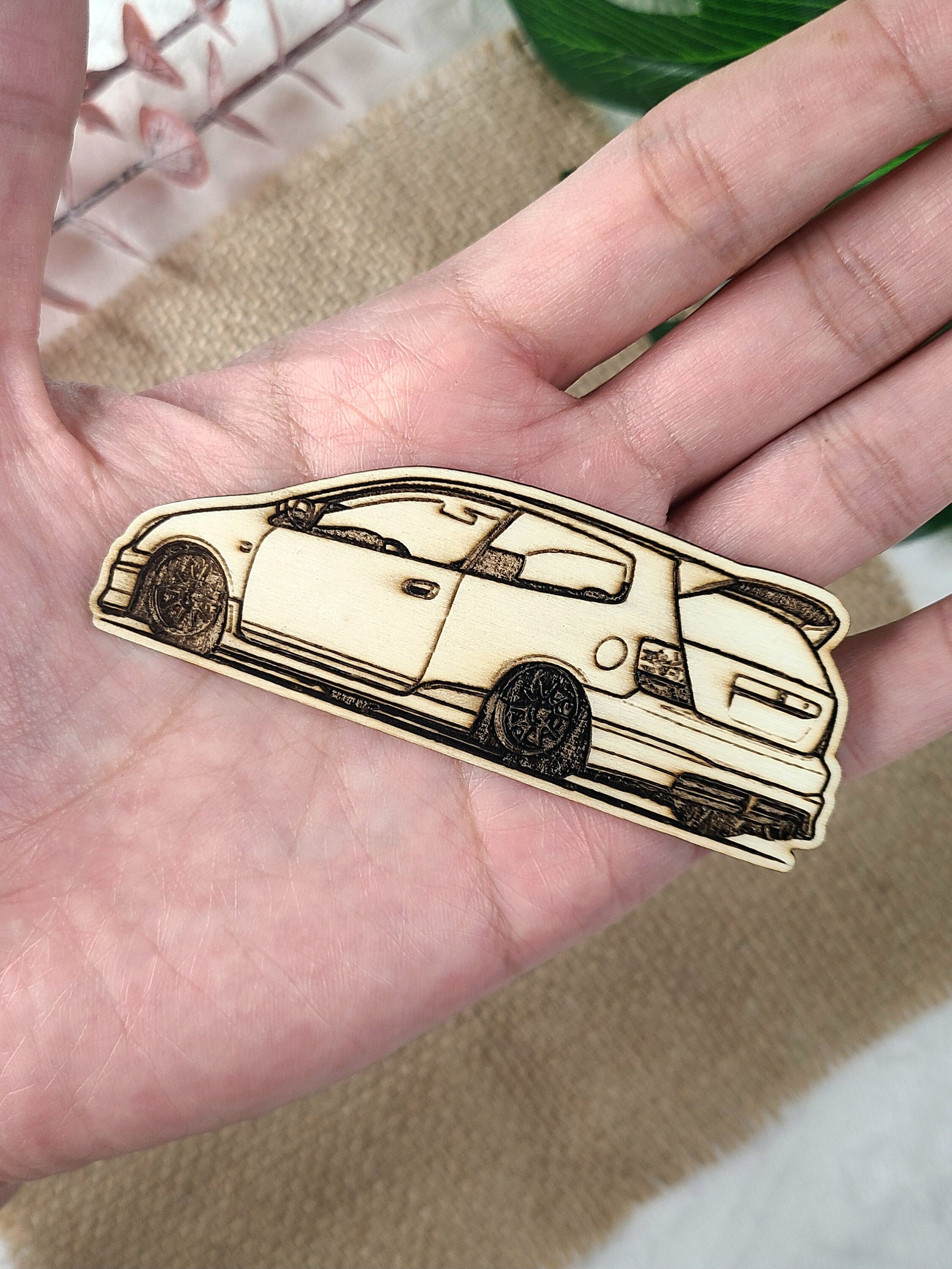 JDM Legend Civic EP3 Civic Type R Vtec Wood Fridge Magnet of Honda ...