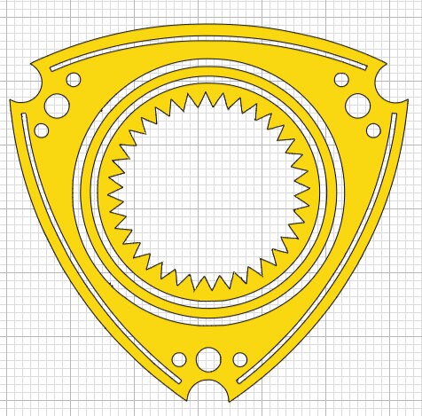 Rotary Wankel Engine Vinyl Decal for JDM Car Mazda RX7 RX8 Fans - Etsy ...