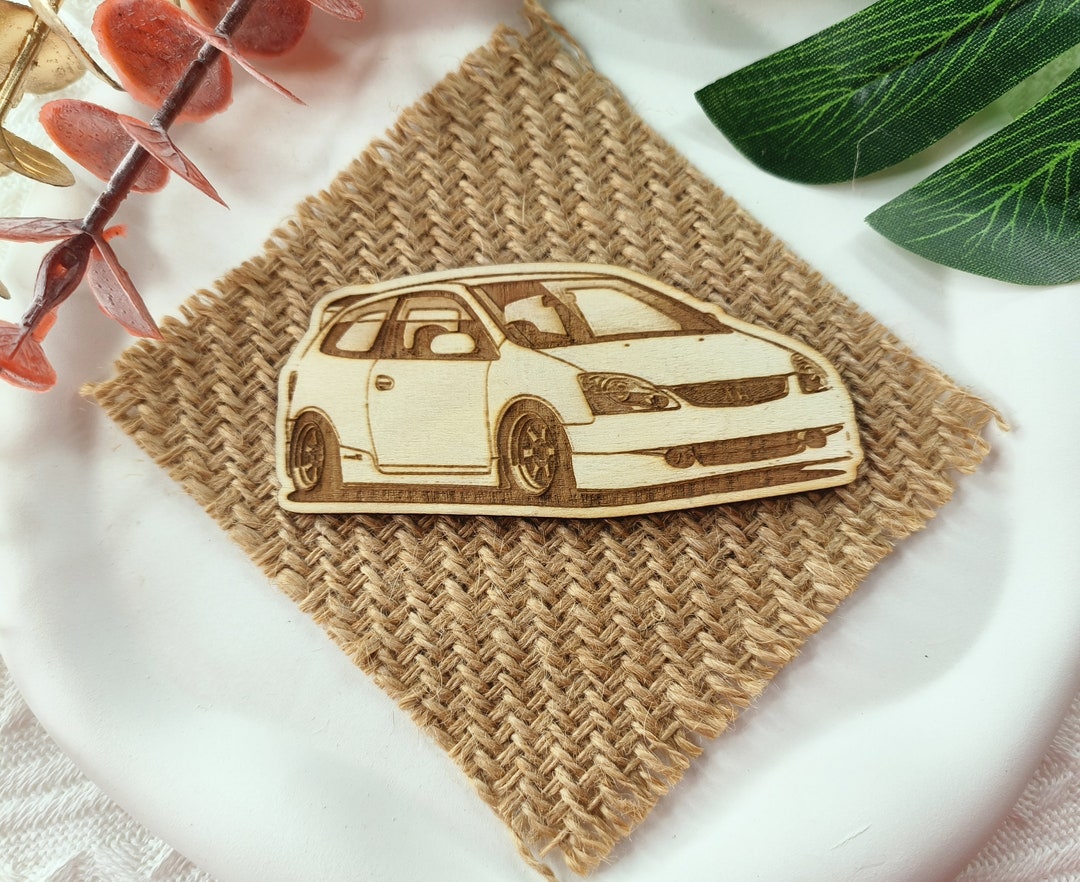 JDM Legend Civic EP3 Civic Type R Vtec Wood Fridge Magnet of Honda ...