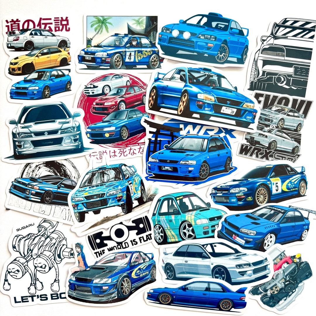 21pc JDM Rally Legend First Generation GC8 Impreza WRX Sti S202 S203 ...
