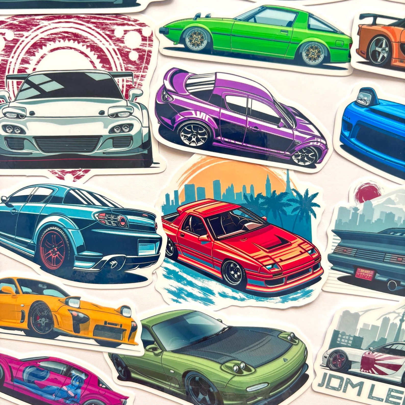 23 Pc Japanese Rotary Engine RX Cars RX7 RX8 Classic Japanese JDM ...
