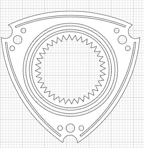 Rotary Wankel Engine Vinyl Decal for JDM Car Mazda RX7 RX8 - Etsy Canada