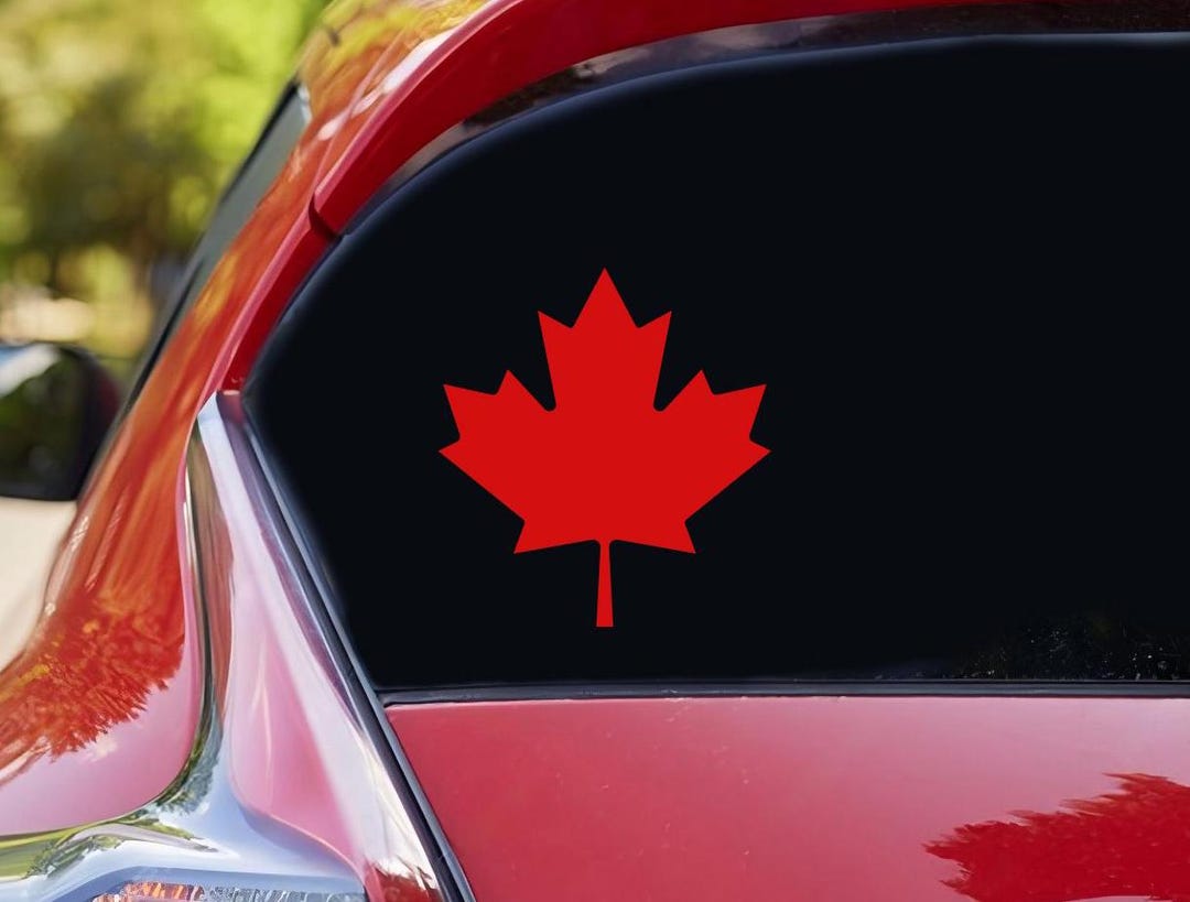 Canada Maple Leaf Vinyl Decal Stickers, Vinyl Decal for Car Laptop ...