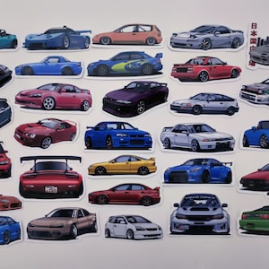 30pc Classic Japanese JDM Legend Sports Cars Vinyl Stickers - Etsy
