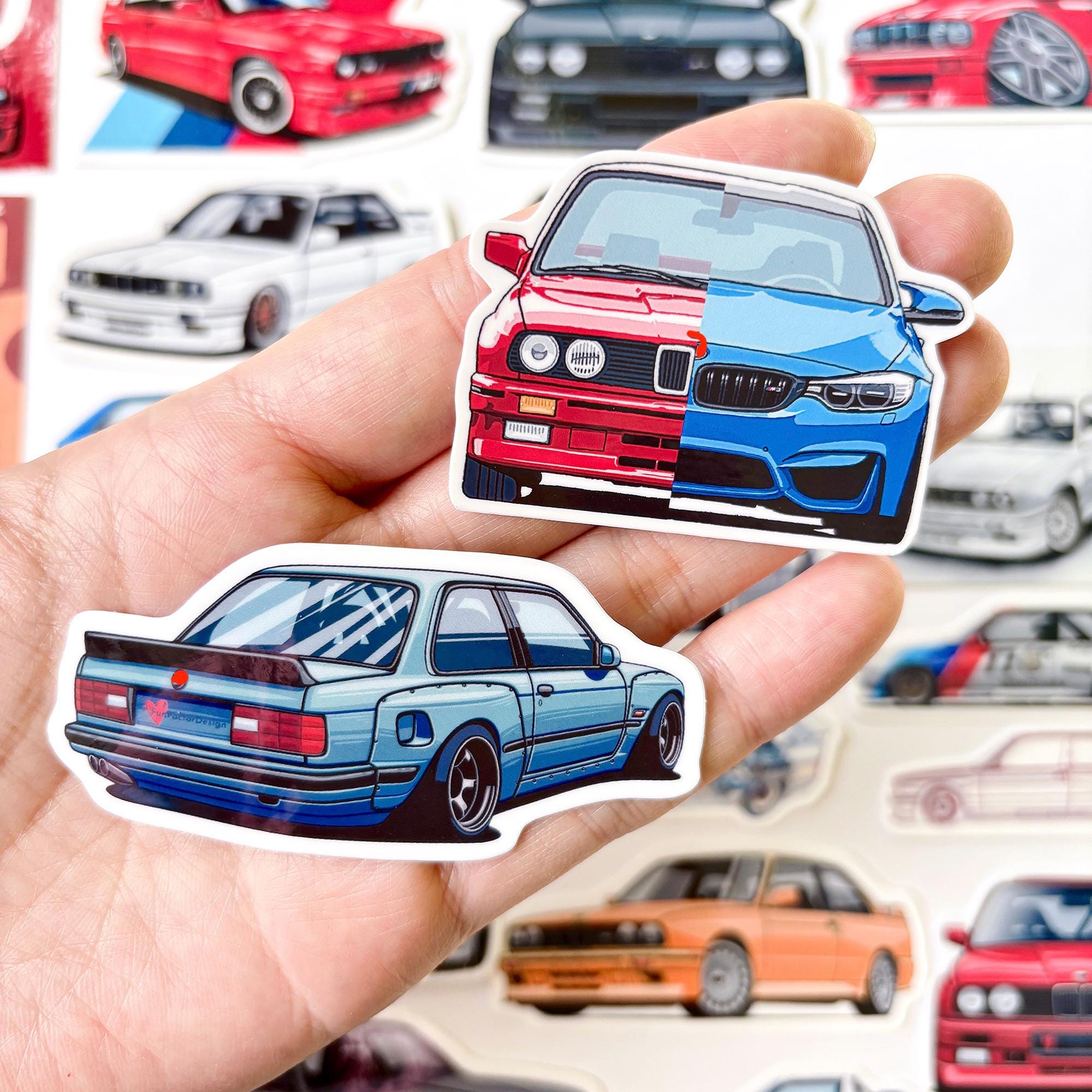 23pc Vinyl Stickers for E30 M3 E30 3 Series With German Legend Sports ...