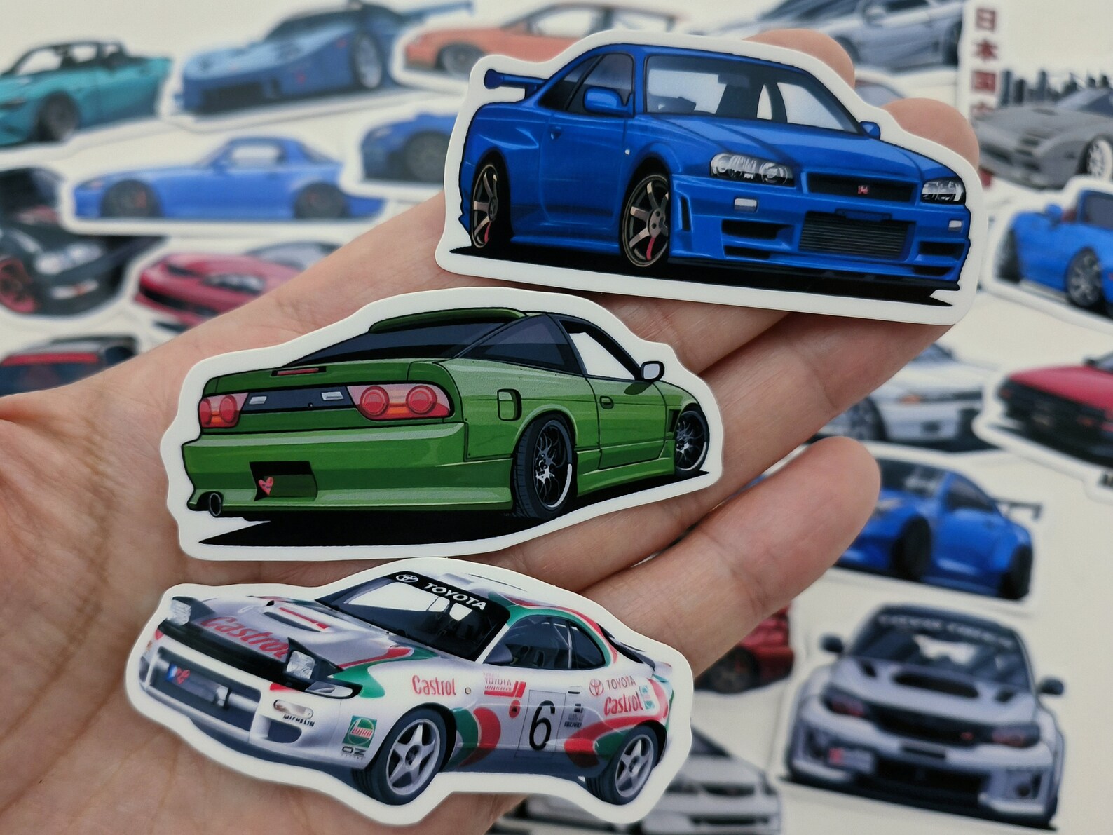 30pc Classic Japanese JDM Legend Sports Cars Vinyl Stickers - Etsy