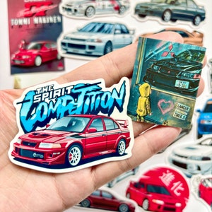 20pc JDM Rally Legend Lancer Evolution EVO 2 3 4 5 6 6.5 Vinyl Decal ...