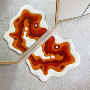 Volcanic Tufted Rug / Custom Rug, Handmade Rug, Soft & Fluffy ...