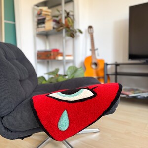 Crying Heart Tufted Rug / Handmade Tuft Rug, Custom Rug - Etsy