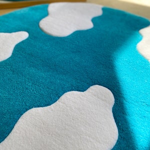 Sky Tufted Rug / 100% Handmade Soft & Fluffy / Custom Tuft Rug - Etsy