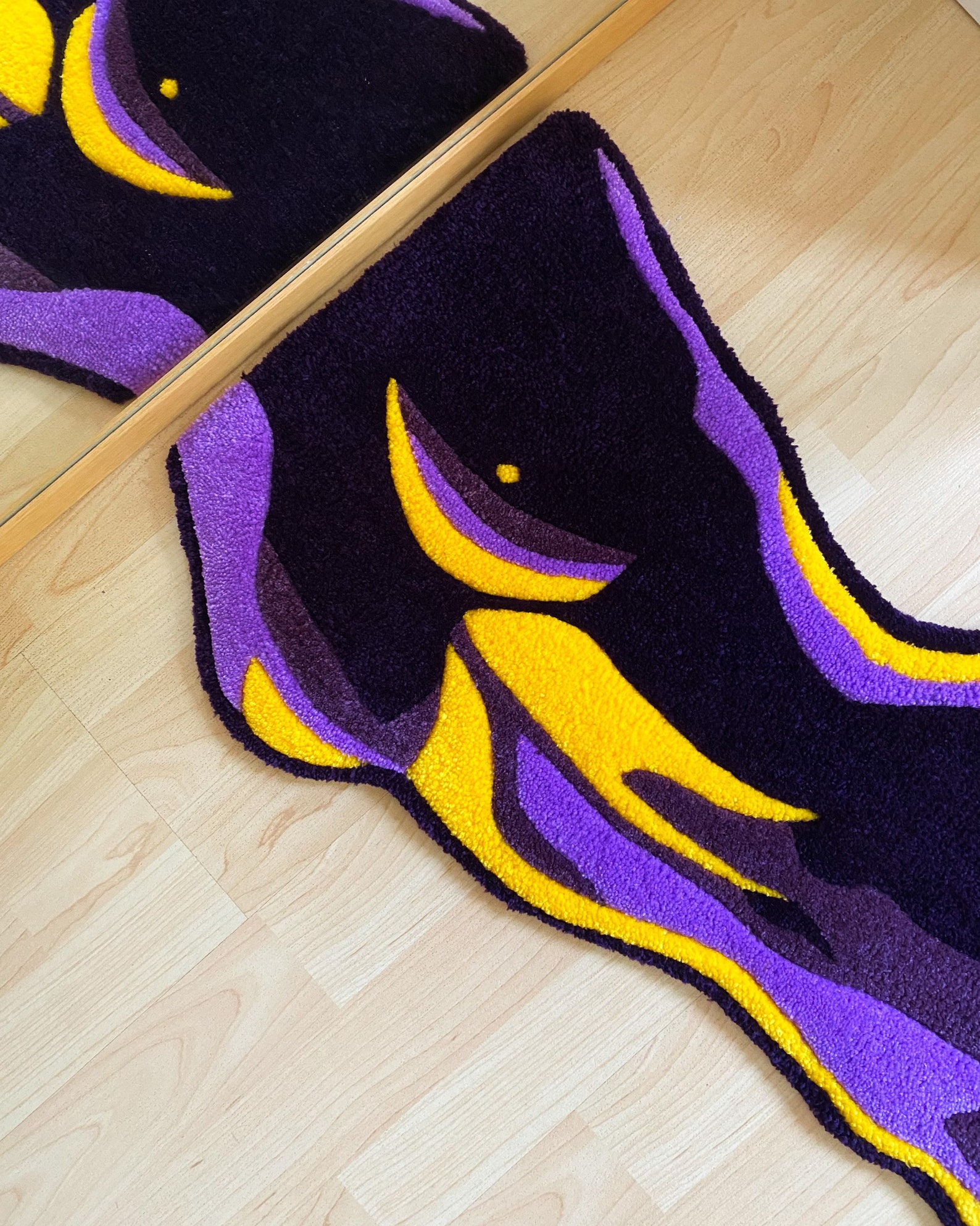 Thermal Body Woman Tufted Rug / Fluffy & Decorative Handmade - Etsy