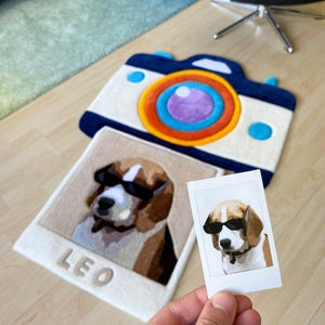 Custom Snapshot Hand Tufted Rug, Personalized Pet Rug, Customized Gift ...