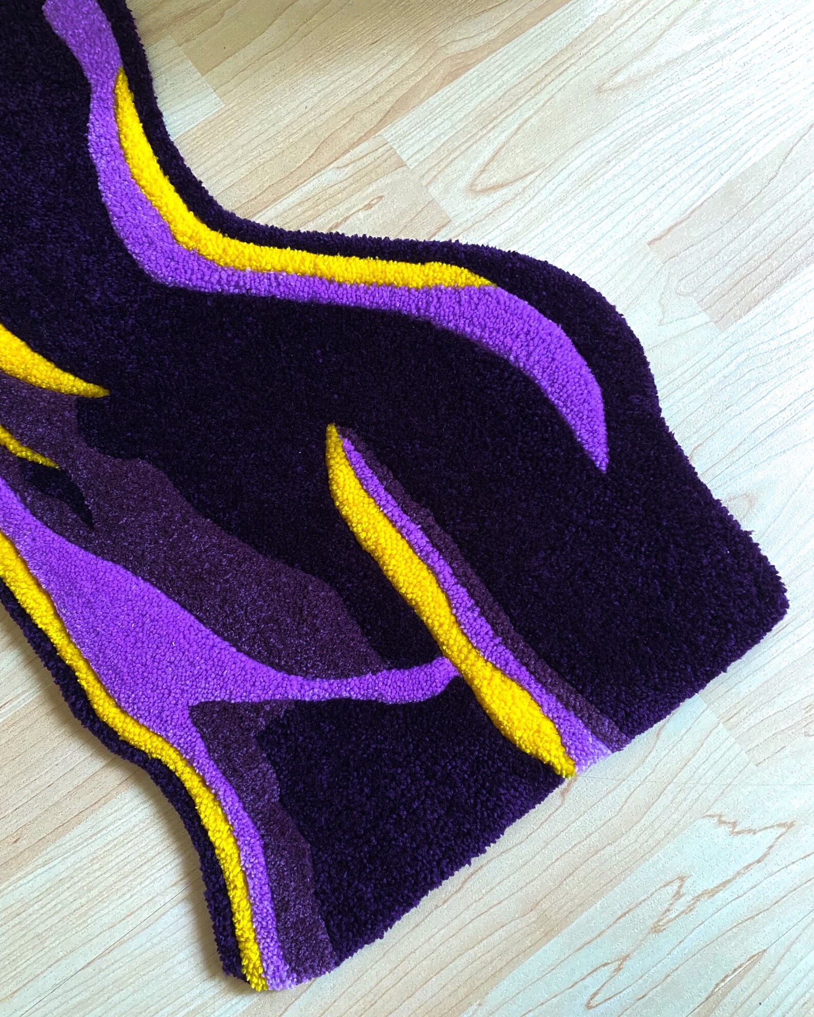 Thermal Body Woman Tufted Rug / Fluffy & Decorative Handmade - Etsy