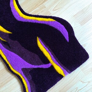 Thermal Body Woman Tufted Rug / Fluffy & Decorative, Handmade Tuft Rug ...