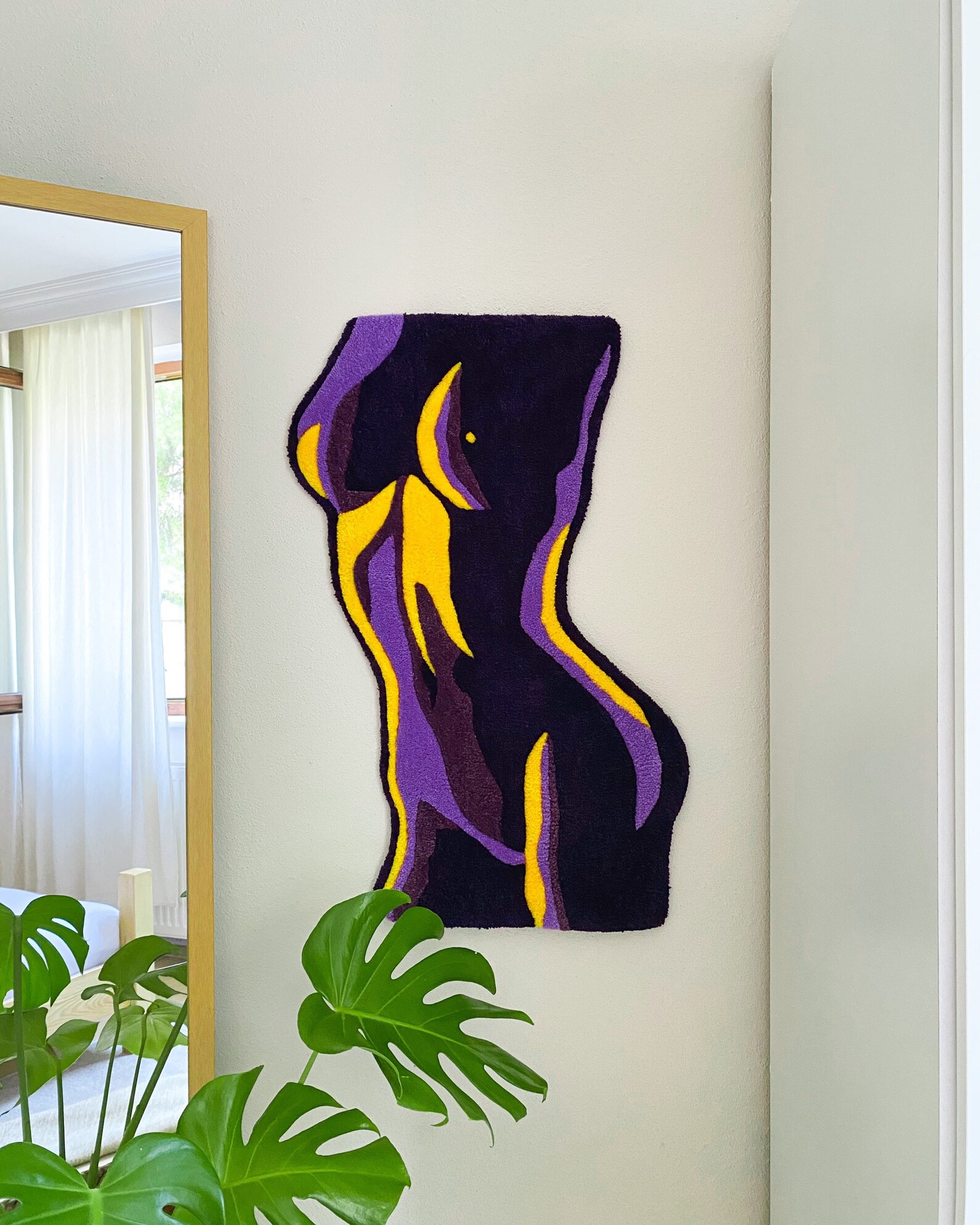 Thermal Body Woman Tufted Rug / Fluffy & Decorative Handmade - Etsy