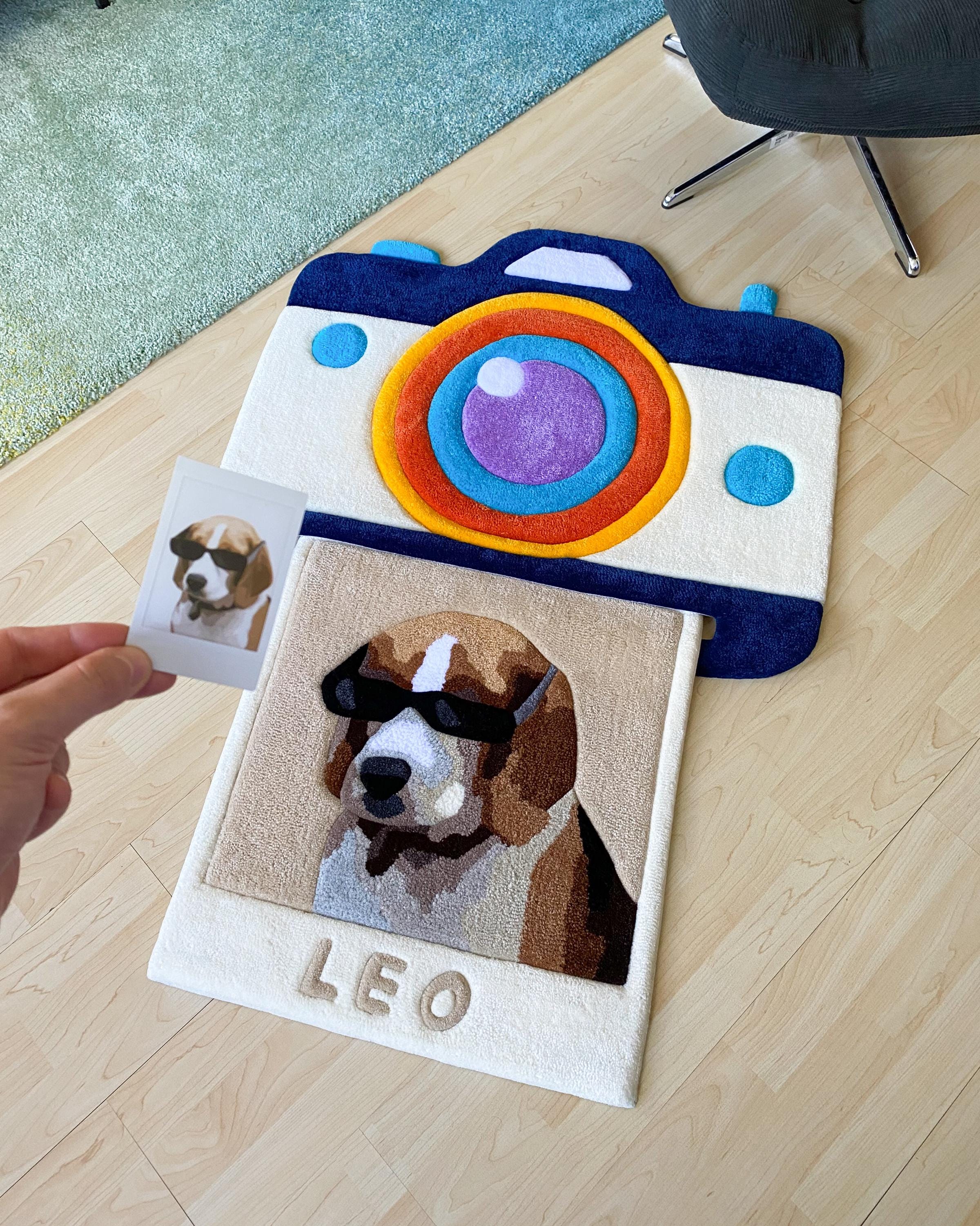 Custom Snapshot Hand Tufted Rug, Personalized Pet Rug, Customized Gift ...