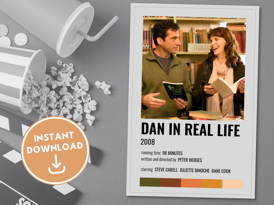 Dan in Real Life | Peter Hedges | Polaroid Movie Poster | Minimalist ...