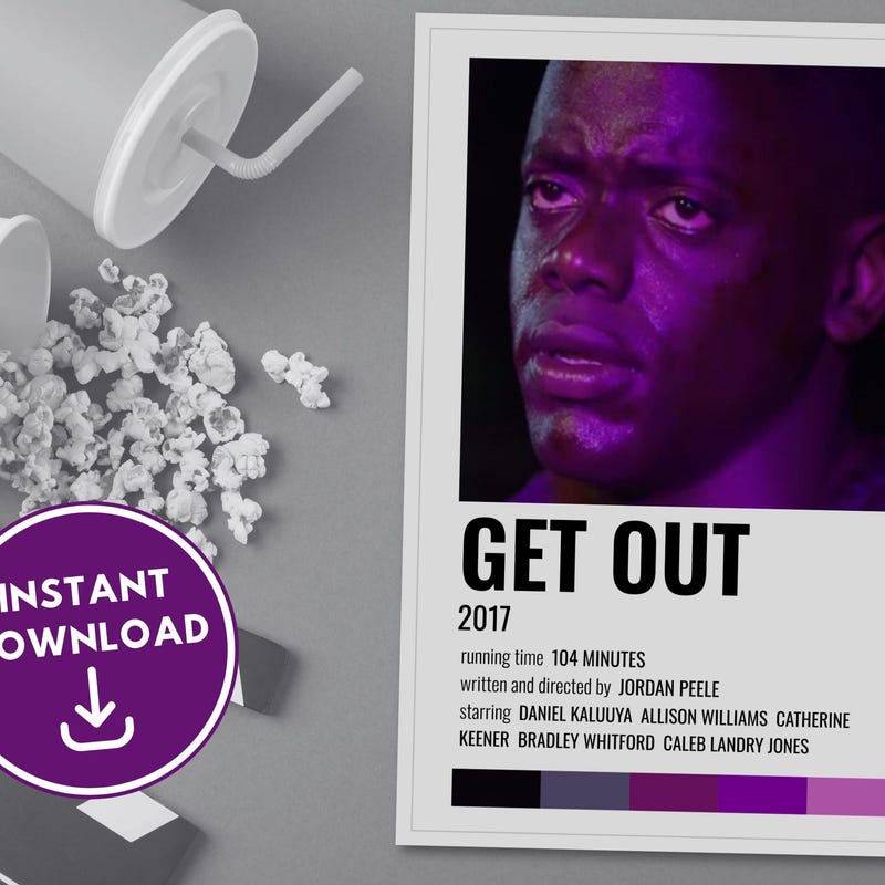 Get Out Movie Poster - Etsy
