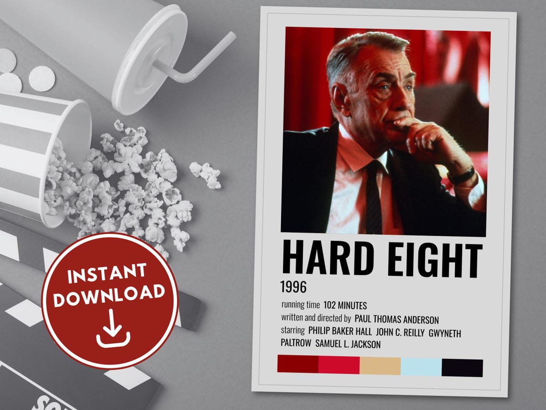 Hard Eight | Paul Thomas Anderson | Polaroid Movie Poster | Minimalist ...
