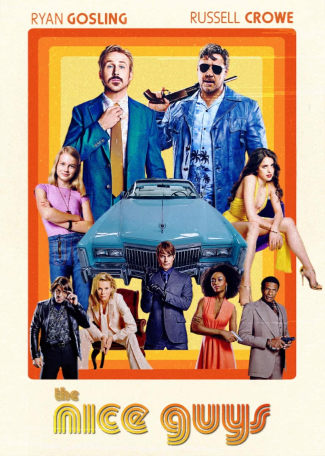 The Nice Guys Shane Black Ryan Gosling Russell Crowe Custom Movie ...