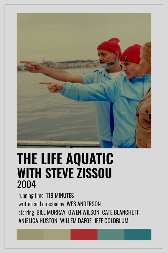 The Life Aquatic Minimalist Poster