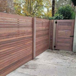 Custom Modern Hardwood Entryway Gate - Etsy