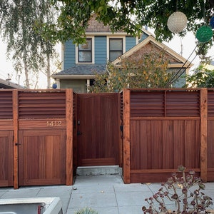 Custom Modern Hardwood Entryway Gate - Etsy
