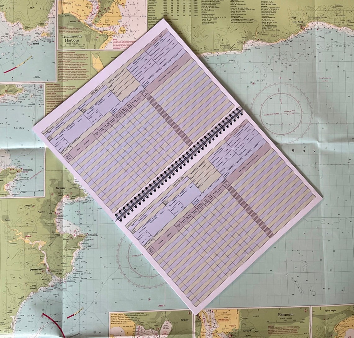 Sailing Yacht Log Book - Etsy