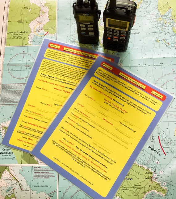 Mayday & Pan-pan Emergency Radio Call Procedure Cockpit Cards - Etsy UK