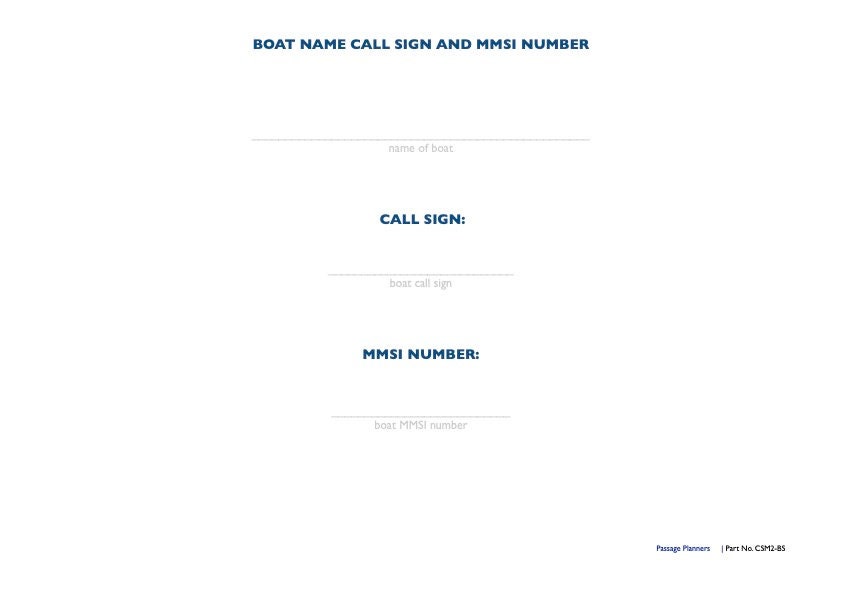 Sailing/cruising Log Book in .PDF Format - Download Our Colour Files ...